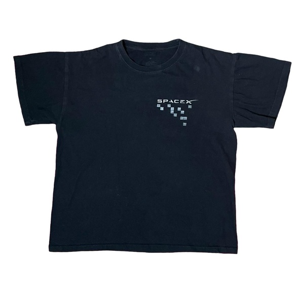 Space X | Shirts | Spacex Dragon F9 Short Sleeve Elon Musk Graphic ...